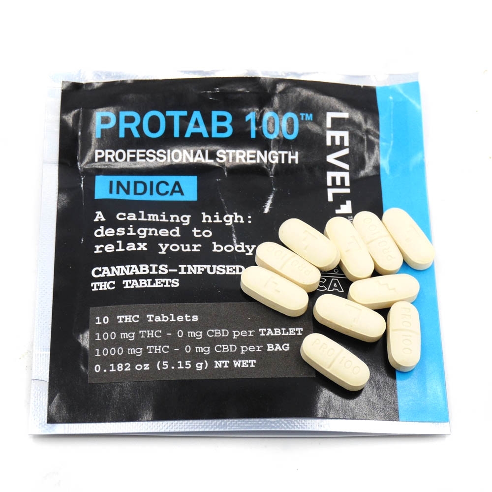 LEVEL - Protab 100 Indica - 10PACK 100MG Tablets